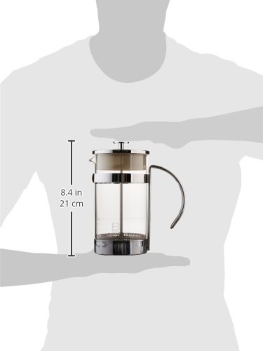 Norpro, 6-Cup 5575 Glass/Chrome Coffee/Tea Press