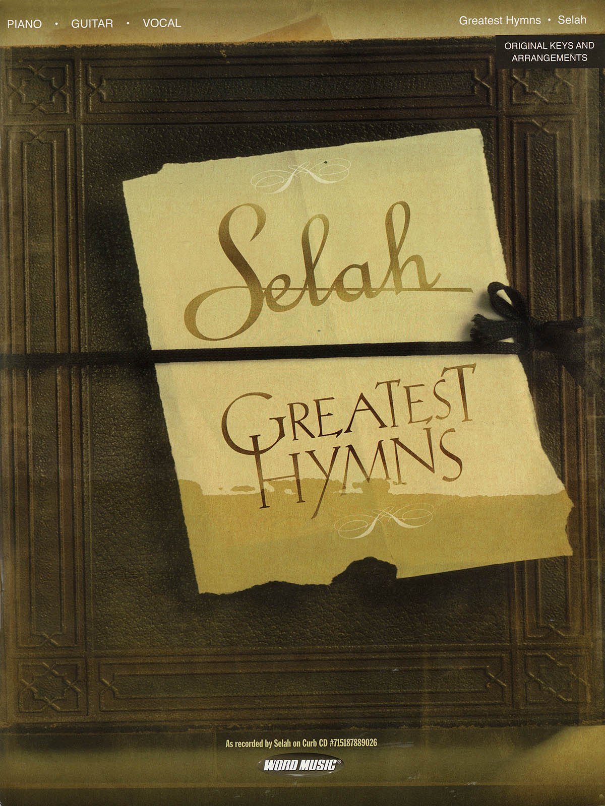Selah - Greatest Hymns - Piano/Vocal/Guitar Artist Songbook