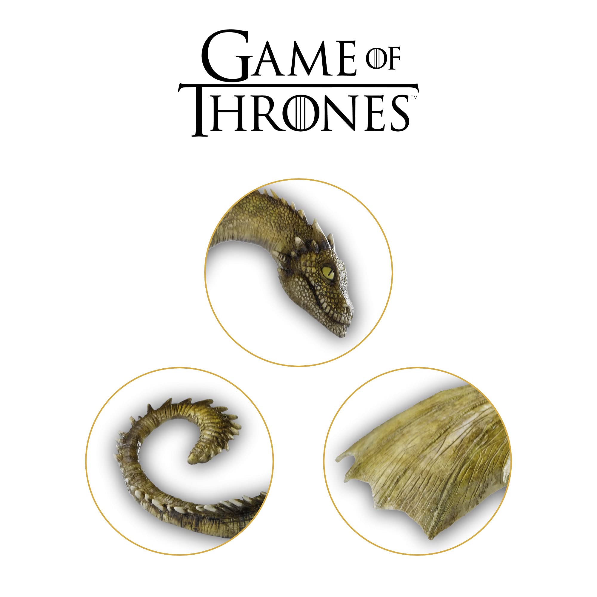 The Noble Collection Game of Thrones - Rhaegal Dragon Sculpt