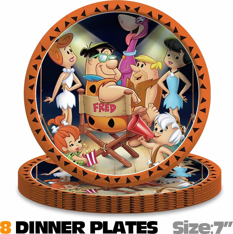 Flintstones Party Supplies Birthday Decorations Plates Balloons Banner Cake Toppers Decorations Decor