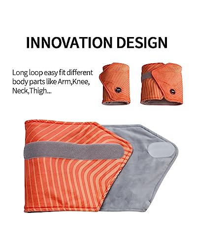 topfeel USB Heating Pad for Back Pain Relief, 3 Heating Levels with Auto Shut-Off, Menstrual Heating Pad for Cramps, 5V Heated Wasit Belt Hands-Free