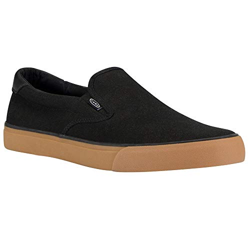 Lugz Mens Clipper Slip On Sneakers Shoes Casual - Black - Size 9.5 M