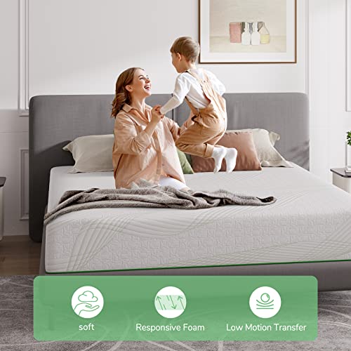 Novilla Full Mattress, 10 Inch Memory Foam Mattress Full, Medium Firm Mattress for Back Pain Relief and Support, Gel Infused