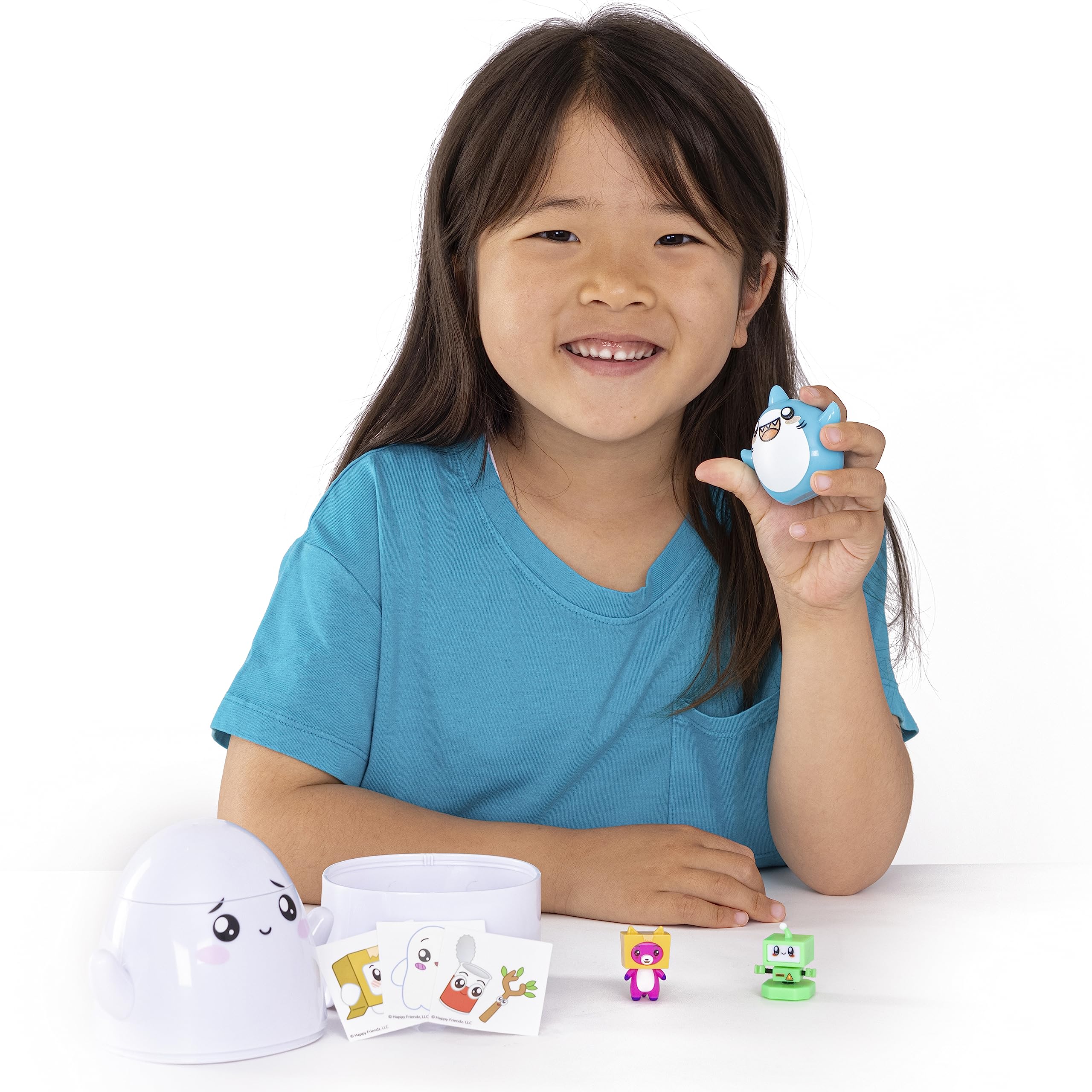 LankyBox Ghosty Glow Mystery Box Ghosty Mystery Box with 7 Exciting Toys to Discover Inside, Officially Licensed Merch