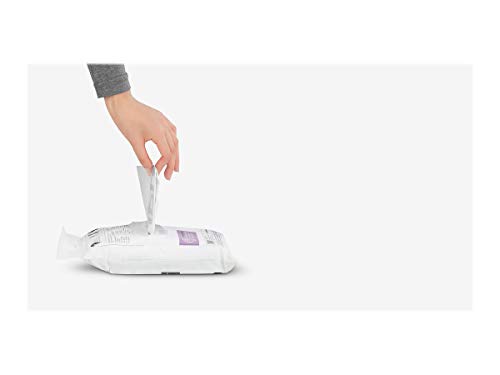 simplehuman Code Q Custom Fit Drawstring Trash Bags in Dispenser Packs, 50-65 Liter / 8 Gallon, White β 240 Liners