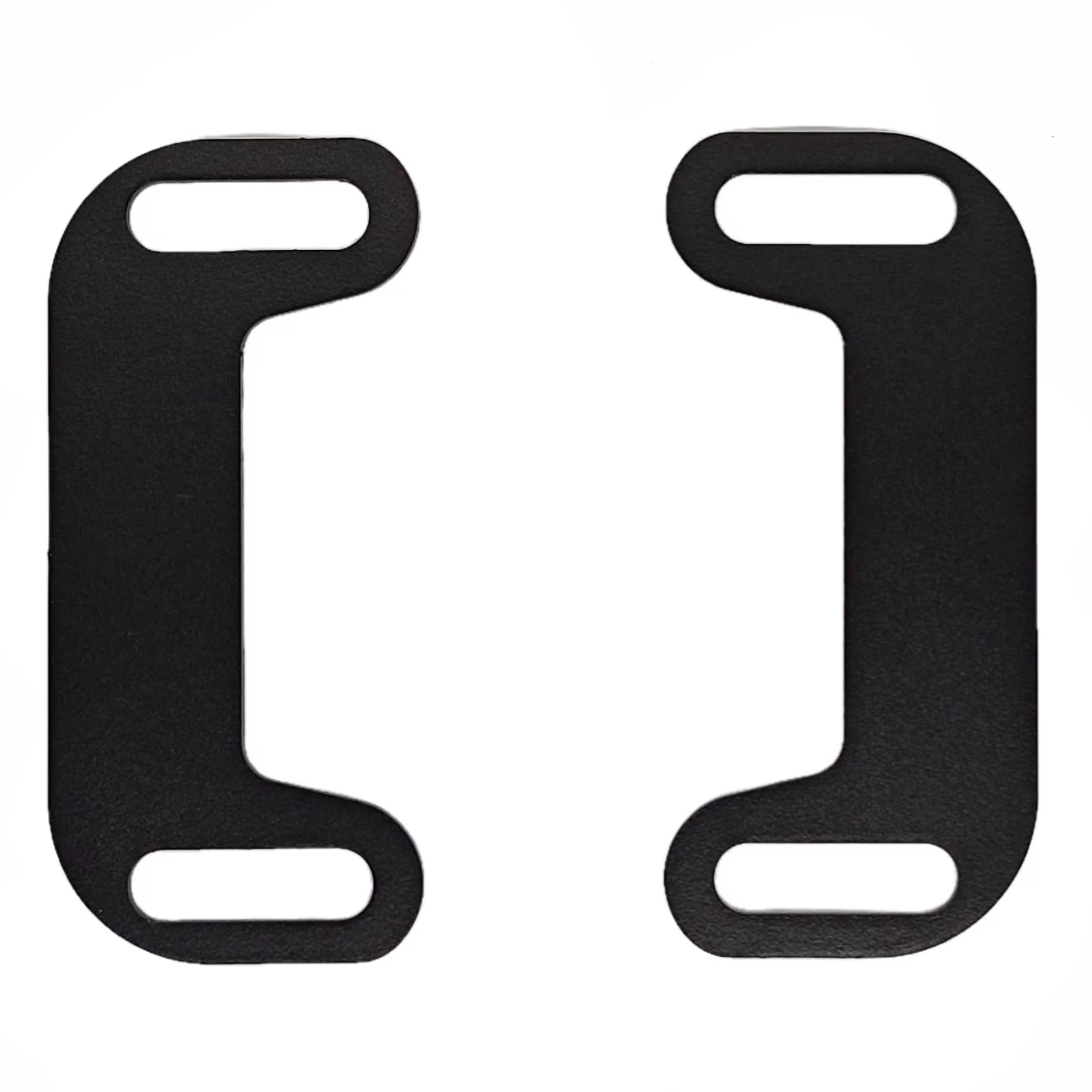 CWXEDN Touring Harley Stretched Bags Exhaust Adjustable Bracket Set ，2 Pieces Designed to Center your Exhaust with Stretched Bags and Fender Extension. (Black)