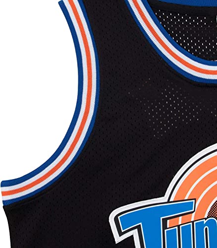 TUEIKGU #1 Bugs Space Movie Youth Basketball Jersey for Kids Fit Age 5-18 Boys (Black1, Largel)