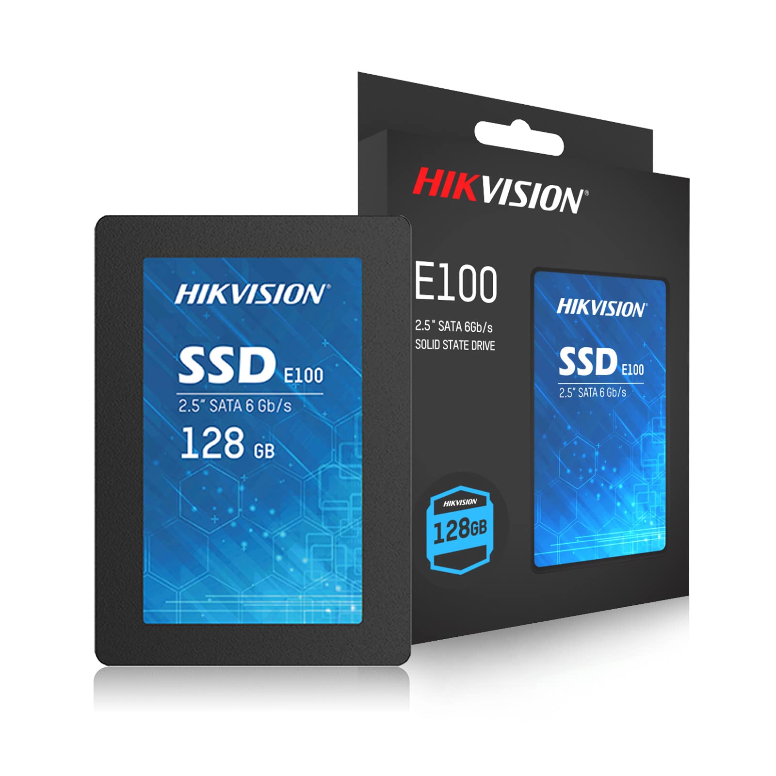 Hikvision E100 2.5'' SSD 128gb, Internal Solid State Drive Disk Storage for Laptop Desktop, Up to 560 MB/s 3D NAND SATA III 2.5 inch