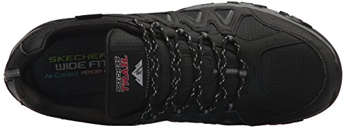 Skechers Mens Terrabite Black/Charcoal 12 EE - Wide