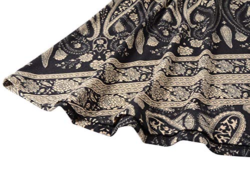 Veranee Women's Plus Size Swing Tunic Top 3/4 Sleeve Floral Flare T-Shirt (XX-Large, 16-10)