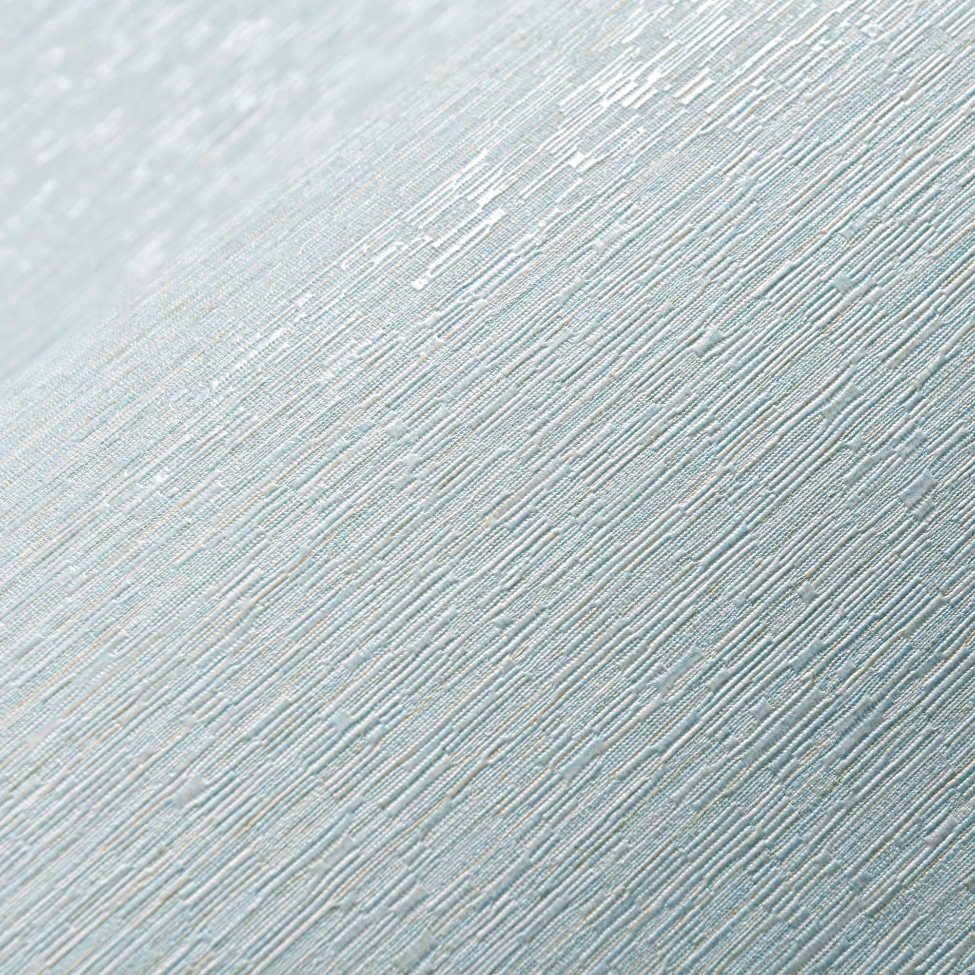 Haimin Grasscloth Wallpaper Peel and Stick 20.9in X 393in Fabric Contact Paper Wall Paper Textured Wallpaper Horizontal Stripes Look Wallpaper Self-Adhesive Thick Vinyl Embossed Wallpaper (Light Blue)