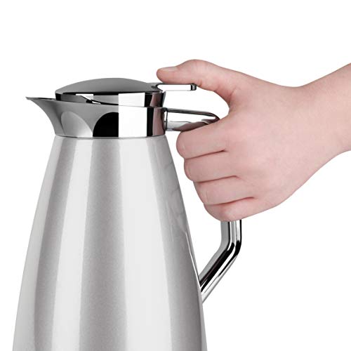 Emsa Plaza Flask Plastic ABS, 1 Litre, Silver