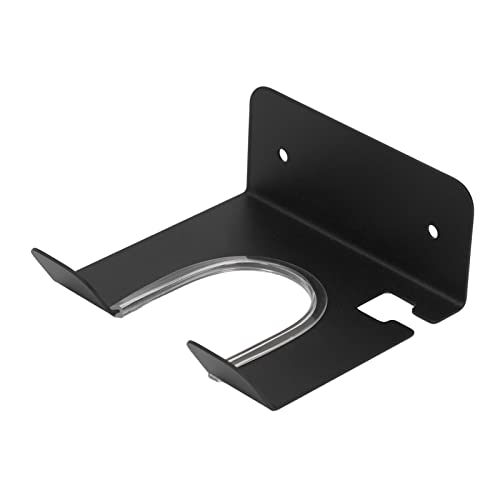 Jeanoko Hair Blow Dryer Holder, Wall Mounted Easy to Hair Dryer Rack for Washroom(Black)