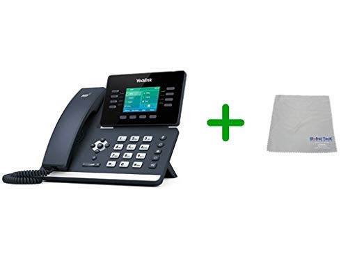 Yealink SIP-T54W IP Touch Screen SIP Phone with Power Supply and Global Teck Microfiber Cloth