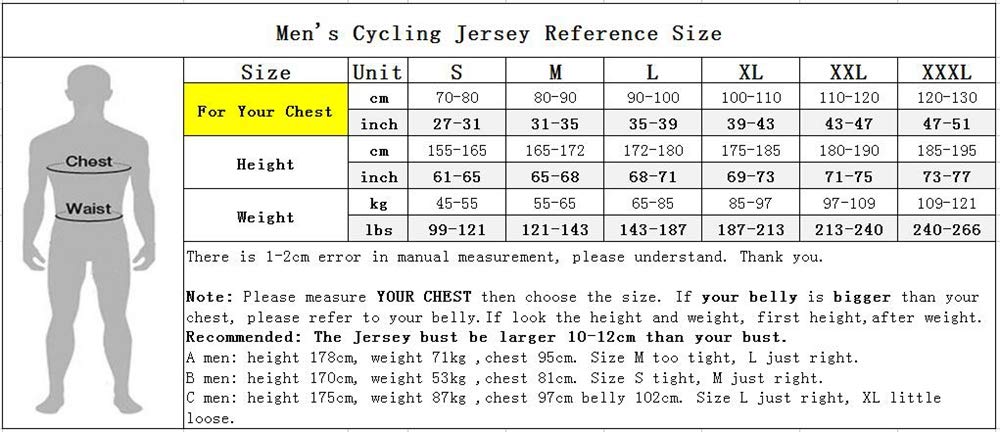 Cycling Jersey Short Sleeve Biking Tops Quick-Dry Blue
