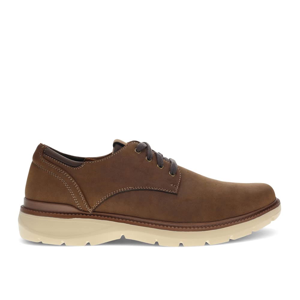 Dockers Mens Rustin Rugged Casual Oxford Shoe, Dark Tan, 11 M