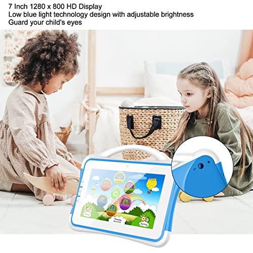 Garsentx Kids Tablet 7 inch Toddler Tablet for Kids with WiFi Dual Camera 1GB Plus 32GB 3G Network,Safety Eye Protection Screen,Touch Screen,3000 mAh Toddlers Tablet with Drop Proof Case(US PLG)
