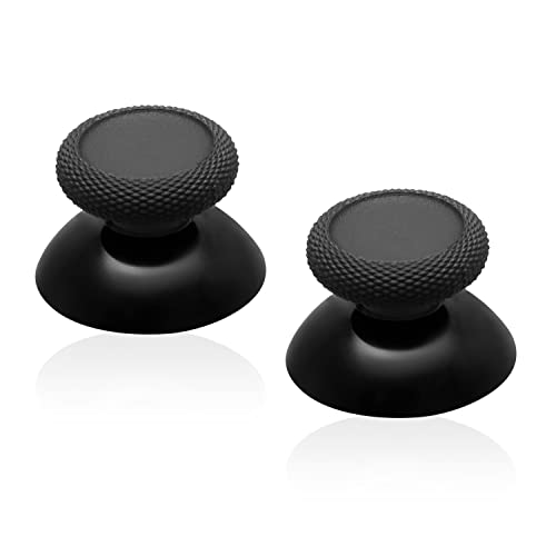 Jekyeroyme 2Pcs Black Thumbstick for Meta Oculus Quest 2,Repair Kit Buttons for Meta Oculus Quest 2