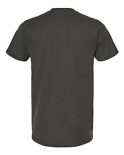 Tultex 202 - Unisex Fine Jersey Tee Charcoal Grey (Charcoal Grey, Extra Large)