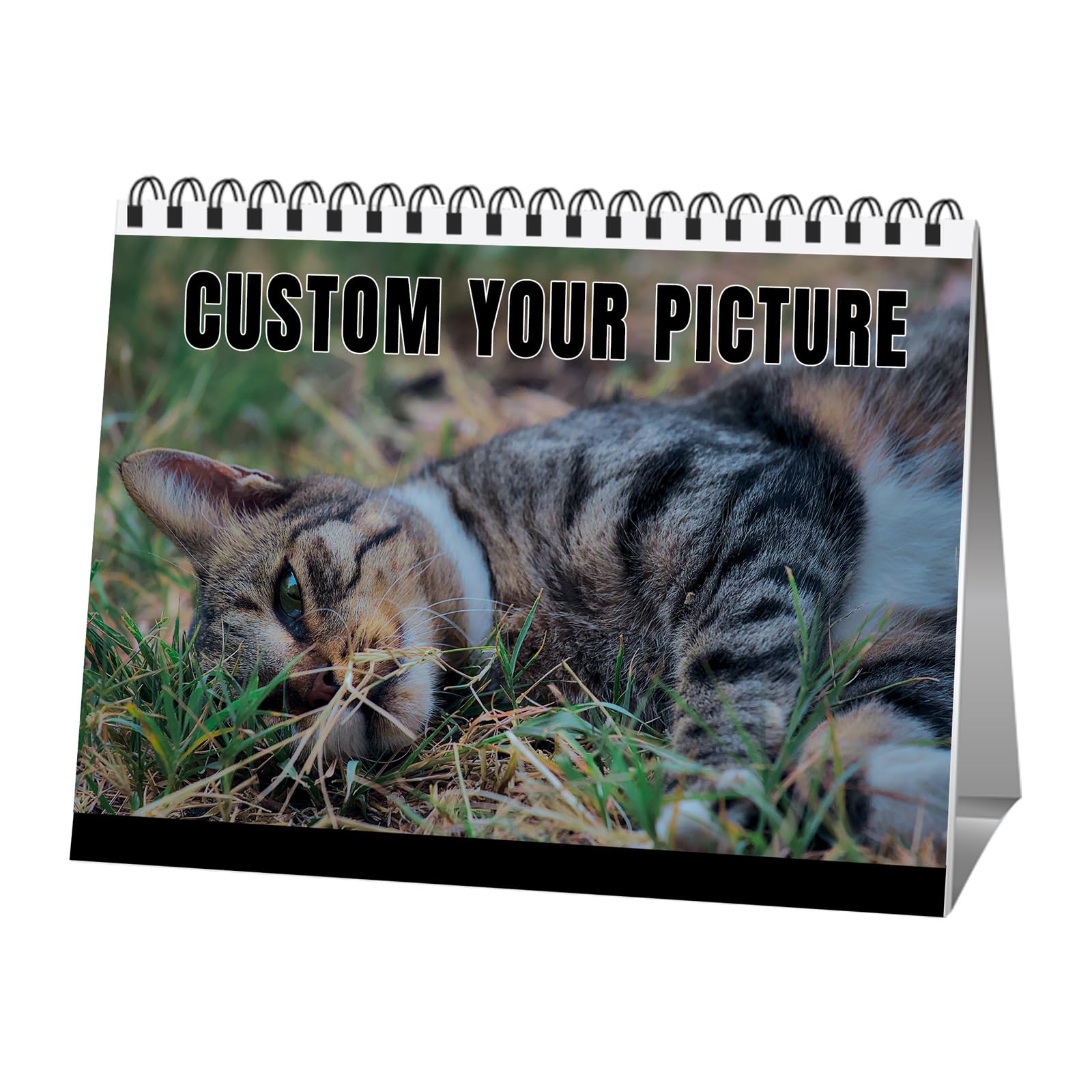 Custom Desk Calendar Personalized Calendar with Your Own Photos for Desk Home Desktop Decor Album 8.3" x 6.7"