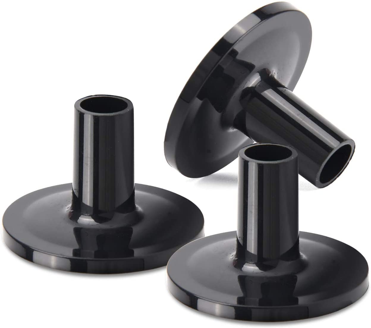 Flushbay 23PCS Cymbal Replacement Accessories, Cymbal Stand Felts Drum Kit Accessories Set include Cymbal Felts, Cymbal Sleeves with Base, Cymbal Wing Nuts and Cymbal Washer (Black)