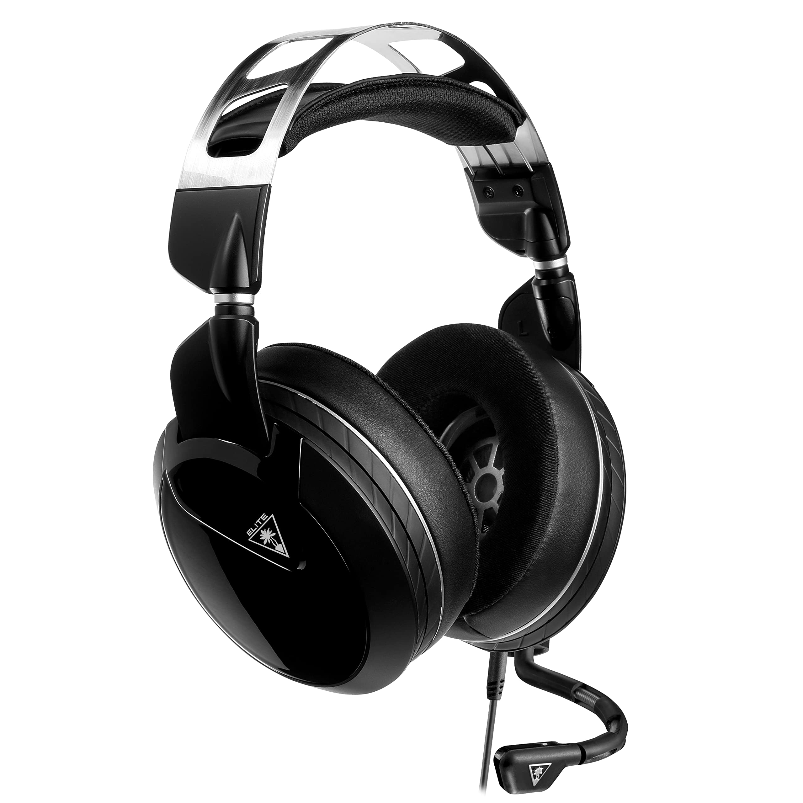 Turtle Beach Elite Pro 2 Performance Gaming Headset for PC & Mobile with 3.5mm, Xbox Series X| S, Xbox One, PS5, PS4, PlayStation, Nintendo Switch – 50mm Speakers, Metal Headband - White