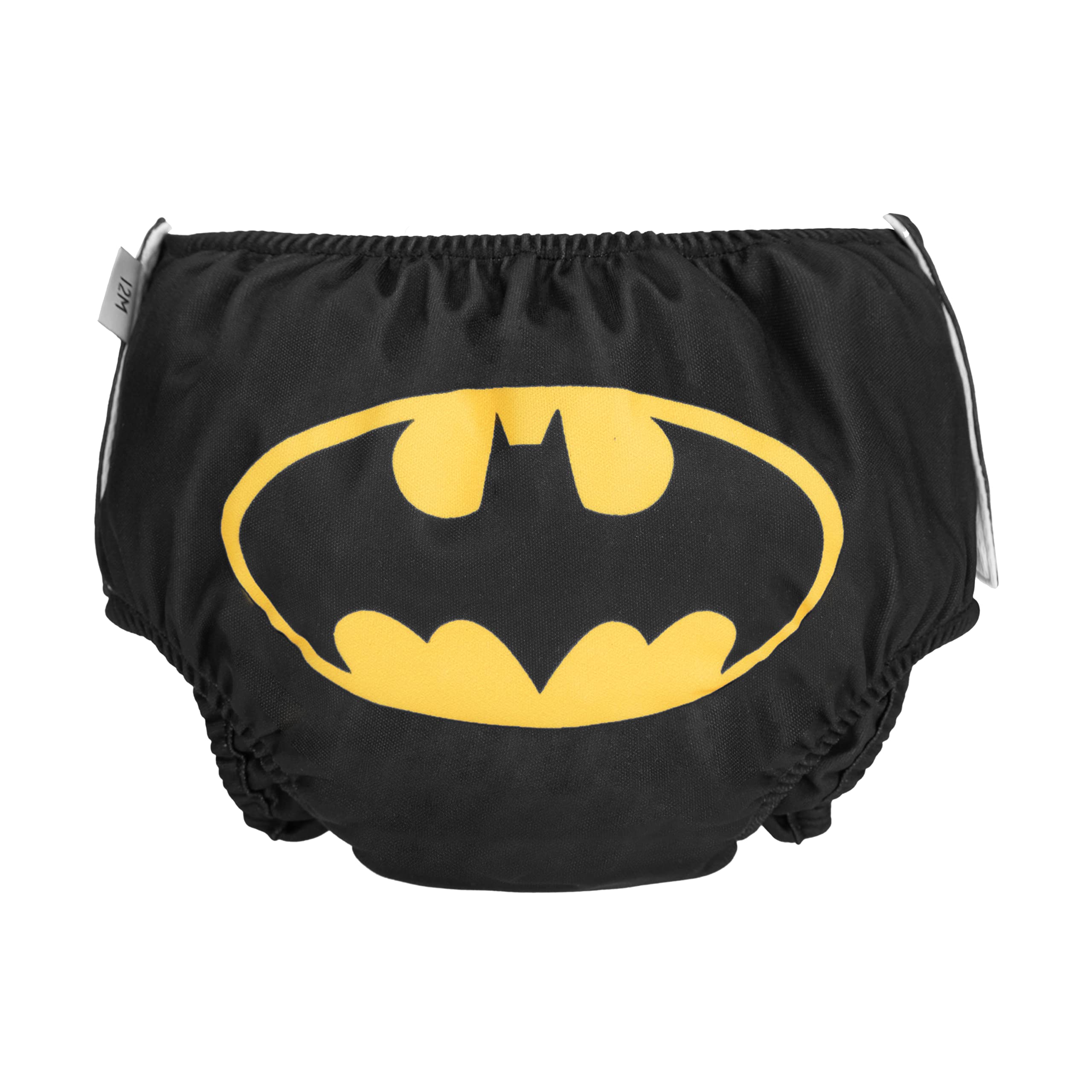 Simple Being Adjustable Snap Reusable Swim Diaper, Double Gusset (DC Batman 3 Years)