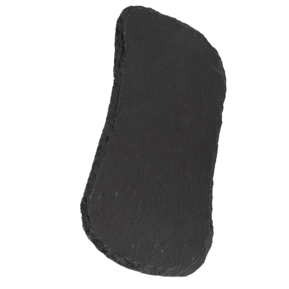 DOITOOL 1pc Slate Dinner Plate Fruit Dessert Storage Plate Slate Boards for Food Slate Dish Sushi Boat Snack Plates Vinegar Dish Fettuccine Noodles Natural Slate Plate Decorate Flat Plate