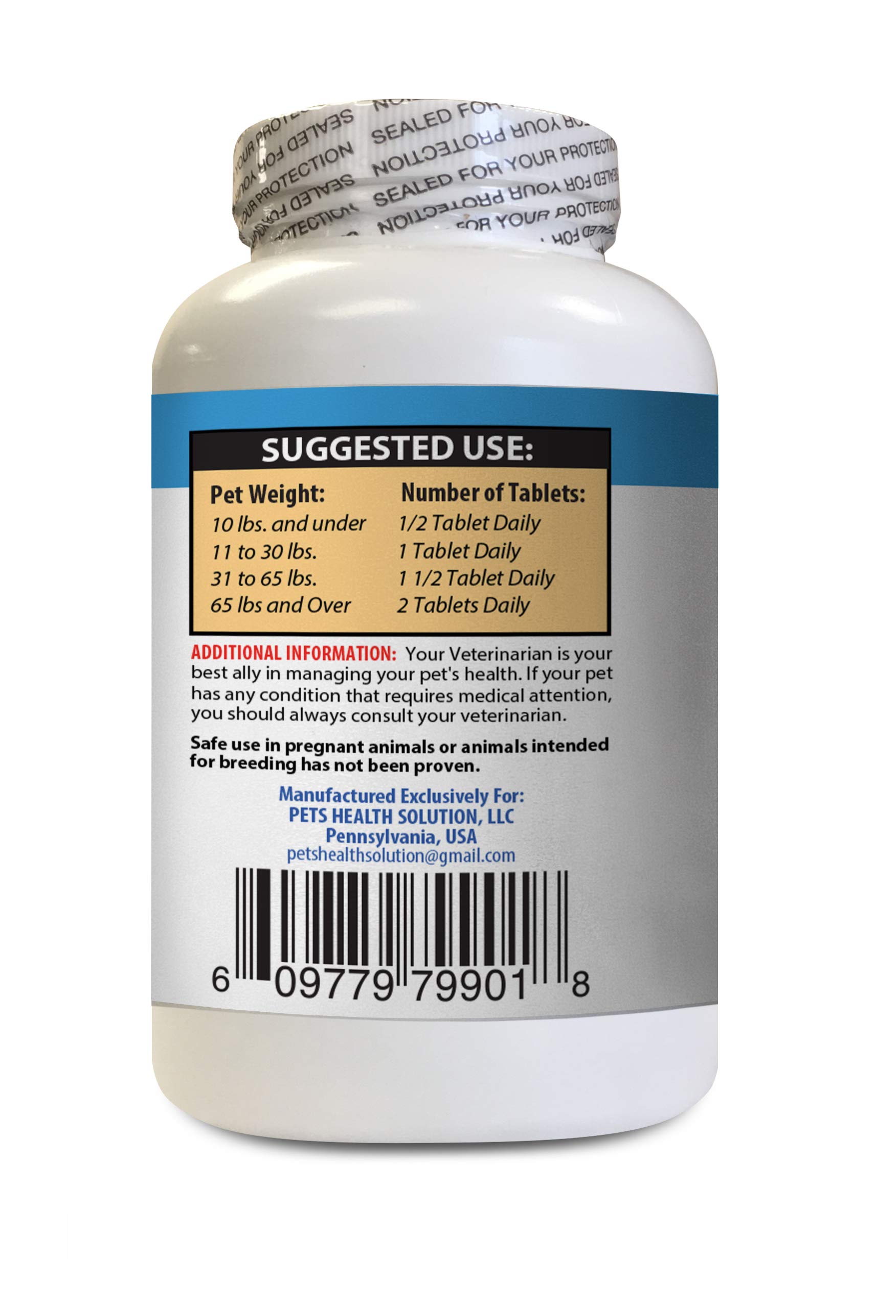 pet Joint Supplements - Dogs Joint Health Complex with Turmeric and MSM - Supports Hips and Joints - Turmeric for Dogs - 3 Bottles (180 Tablets)