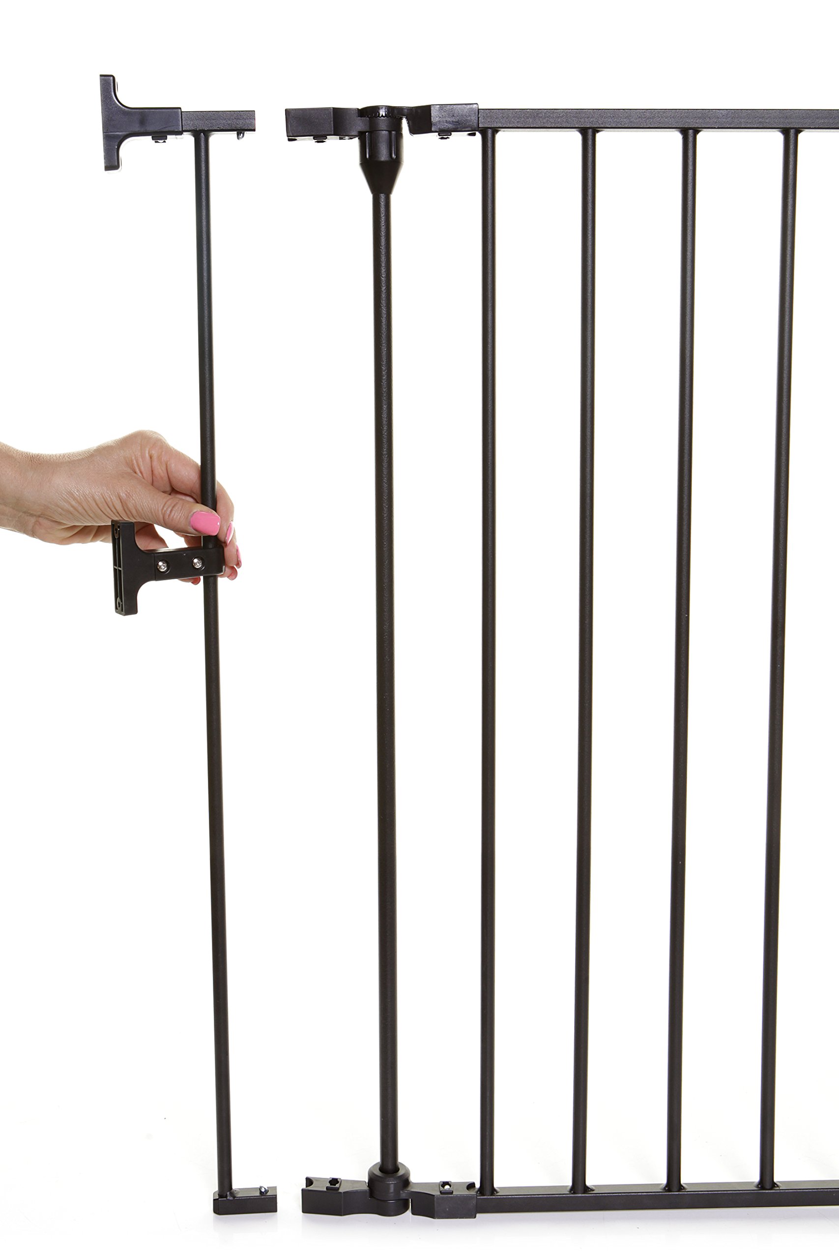 Dreambaby Mayfair Converta & Newport Adapta Baby Safety Gate Extension - 24 inches Wide - Black - Model L2041BB