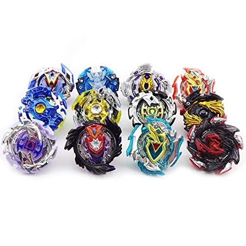 PWTAO Bey Battling Top Burst Launcher Grip Toy Blade Set Game Storage Box 12 Top Burst Gyros 3 Launchers Great Birthday Gift for Boys Children Kids