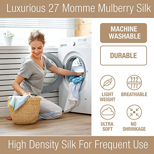 Luxury Artisan Silk Pajamas For Women Tank Set, Pure Mulberry Silk 27 Momme PJs