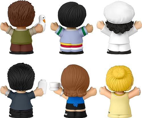 Little People Collector Friends TV Series Special Edition Figure Set for Adults & Fans, 6 Characters in a Display Gift Package