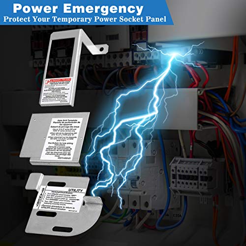 Generator Interlock Kit Compatible with Square D Electric QOCGK2C QO Cover Generator and QOM2 Frame Size Main Breaker