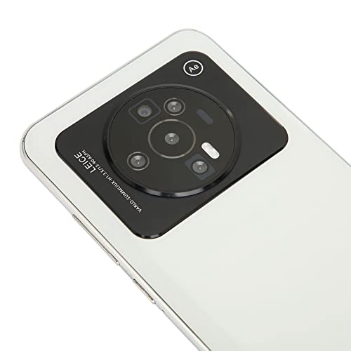 TUORE Unlocked Smartphone Front 5MP Rear 16MP White Electronic Plastic 6.82 Inch HD Screen Call Cellphone (US Plug)