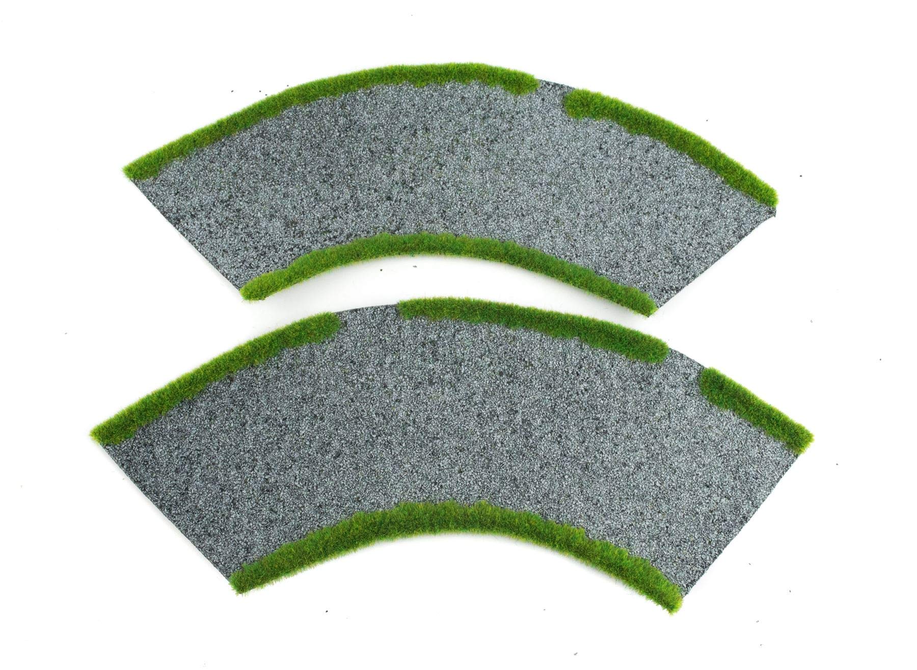 War World Gaming Road Junction, Straight & Curved Sections Full Set of 10 β 28mm Wargaming Scenery Terrain Model Diorama