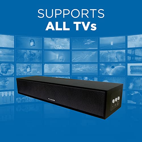 TV Ears Voice Clarifying TV Sound Bar β TV Speaker System for Great Sound and Hearing TV Dialog More Clearly β Compatible with Any Television β Clarifying Audio System for Hearing Impaired TV Viewers