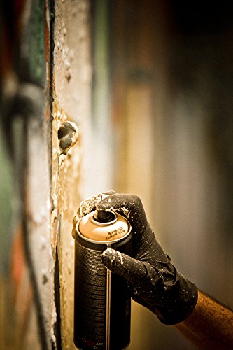 Montana Black 400ml Popular Colors Set of 12 Graffiti Street Art Mural Spray Paint