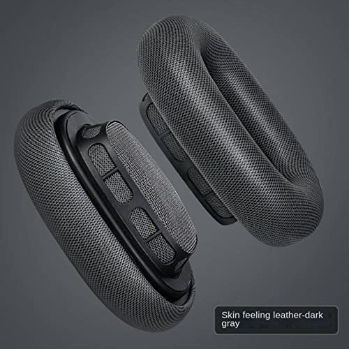 JFSPDFU (Grey) Replacement Headphone Earmuffs Apple Airpods Max Replacement Earpads Leather Earpads Headphone Memory Foam Covers Replacement Headphones Foam Earmuffs Headphone Accessories