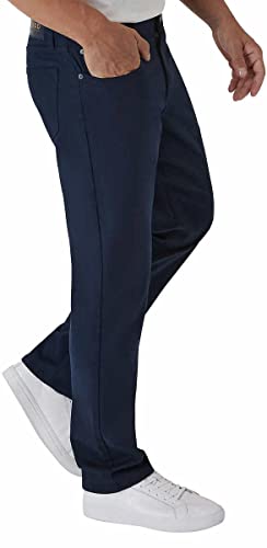 IZOD Mens Mid-Weight Comfort Stretch Knit Denim 5 Pocket Pant (as1, Waist_Inseam, Numeric_34, Numeric_29, Blue)