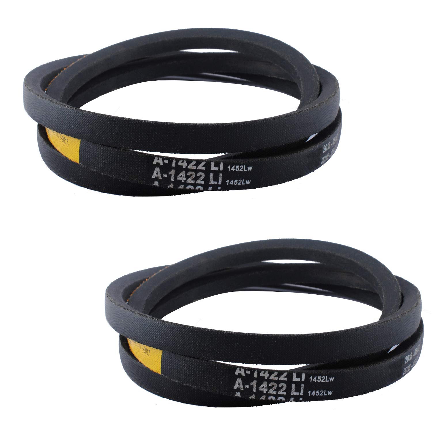 Drive Belt Compatible with MTD 954-04043A 754-04043 Compatible with Cub Cadet RZT50 Deck Belt (Pack of 2)