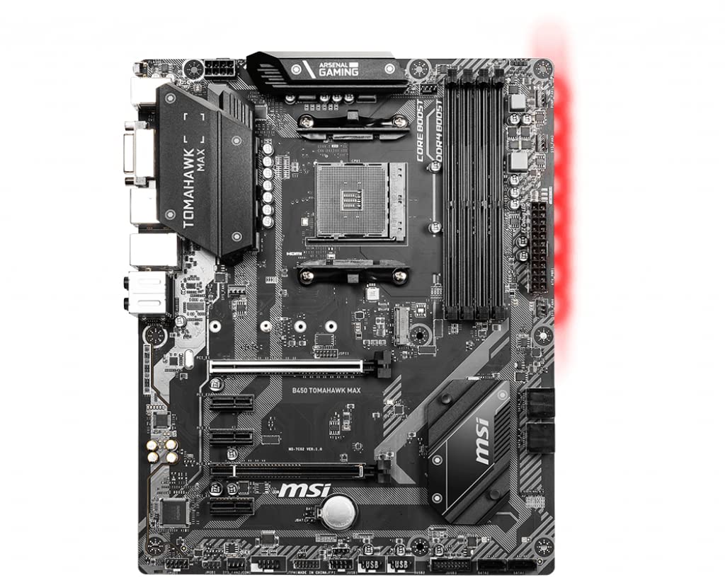 FMB-I Compatible with B450-TOMAHAWK-MAX Replacement for B450 Tomahawk MAX MSI Arsenal Gaming AM4 DDR4 Motherboard B450TOMAMAX