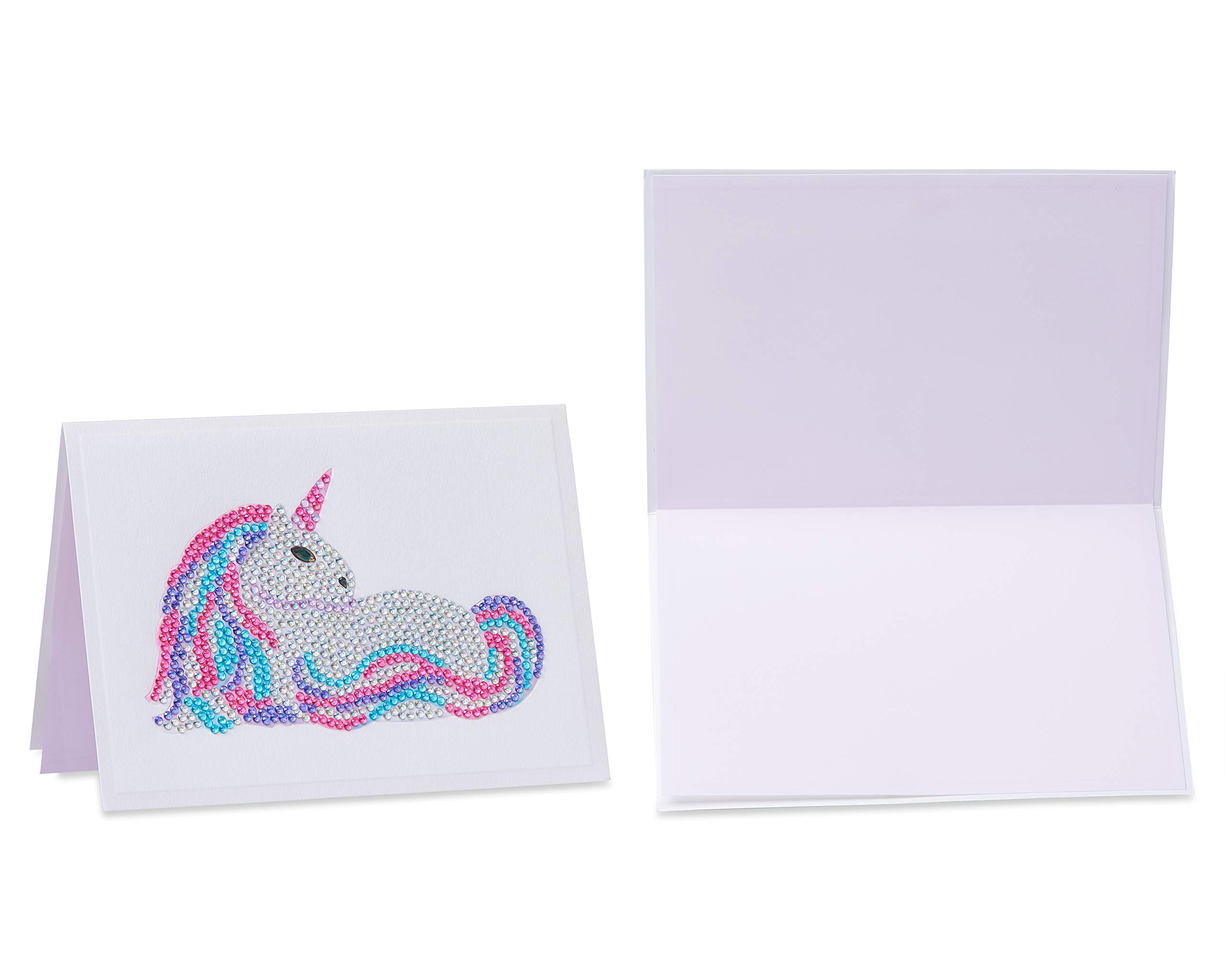 Papyrus Birthday Card Assortment, Rainbow Unicorns (4-Count)
