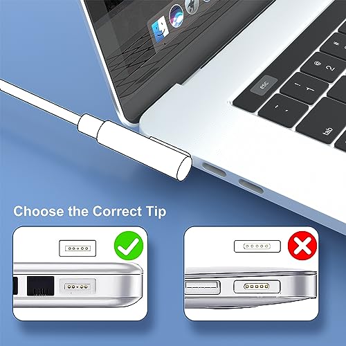 Mac Book Pro Charger, Replacement for Mac Book Pro 13 Inch 85W 60W Magnetic L-Tip Power Adapter Before Mid 2012,Compatible with Mac Book(2009-2012)