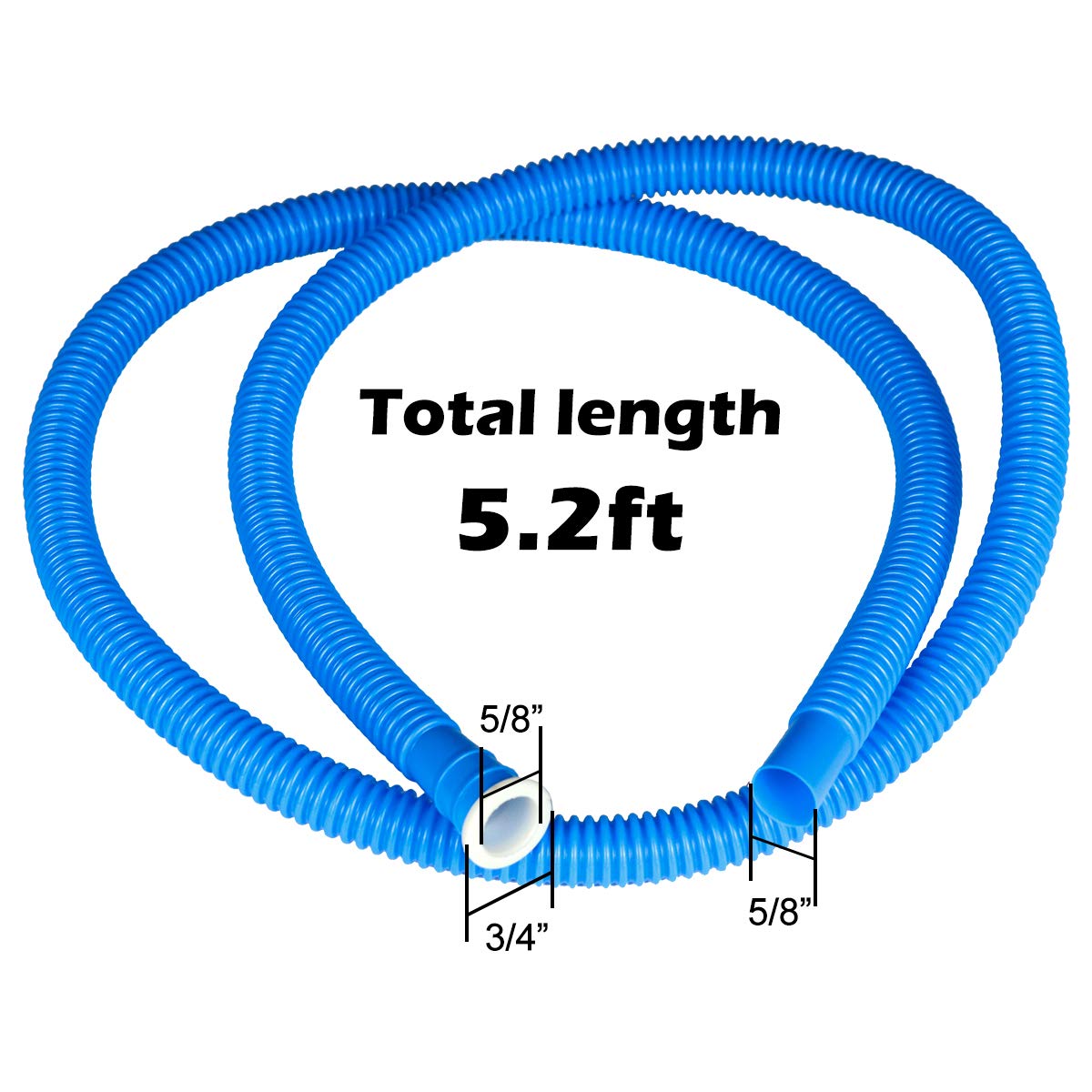Daisypower Air Conditioner Drain Hose Kit,3/5 Inch AC Drain Hose Connector Elbow Fitting with Rubber Ring for Mini-Split Units and Window AC Unit,Semi-Automatic Washing Machine,Portable AC