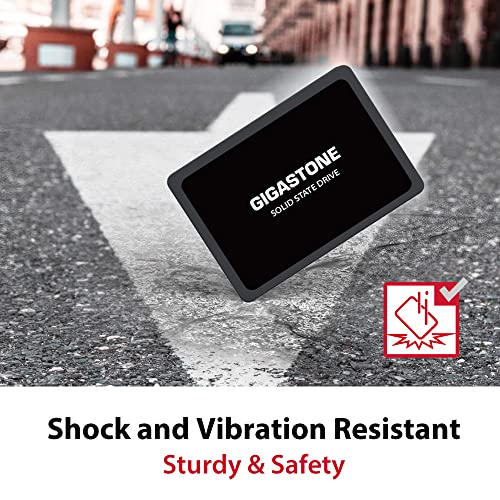 Gigastone SATA SSD 120GB (5-Pack) 2.5 inch SSD 500MB/s Upgrade Laptop PC Memory and Storage PS4 HDD Replacement 2.5" Internal Solid State Hard Drives SATA III SLC Cache 3D NAND Increase Performance