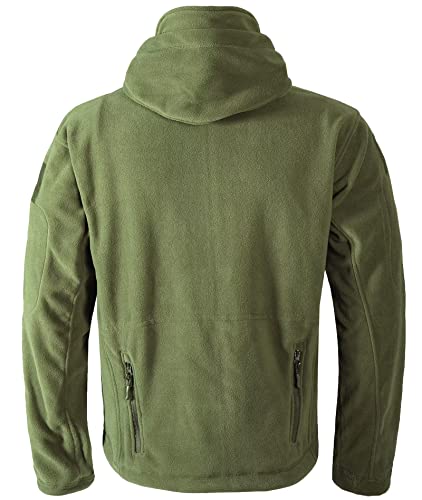 MAGCOMSEN Winter Jackets for Men Warm Jacket Climbing Jackets Tactical Jacket Fleece Jacket Men Winter Jackets Men Winter Coats for Men Hoodies for Men Army Green