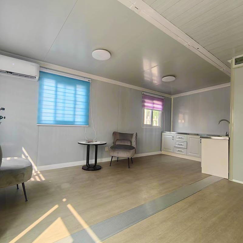 Miniature Modular Home, Lightweight Prefab House, Portable Tiny House, Micro Living Unit, 20ft 30ft 40ft for Garden Studios, Guest Houses, Mobile Clinics, Outdoor Events, Eco-Tourism Lodges