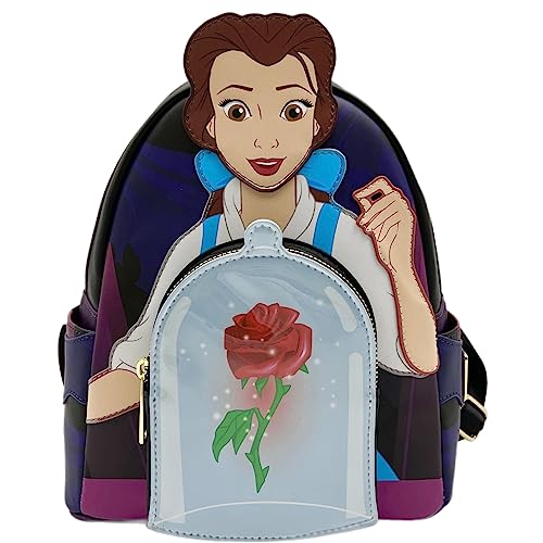 Loungefly Beauty and the Beast Belle Enchanted Rose Mini Backpack Toyz N Fun Exclusive