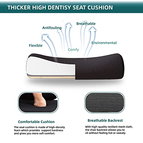 JHK Ergonomic Home Office Mesh Chair, Solid Black